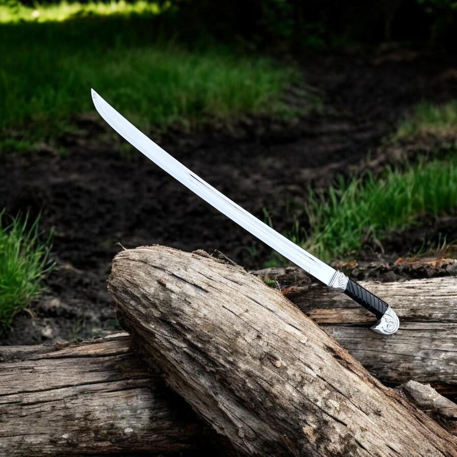 Handmade Russian Cossack Shashka Sword - Stainless Steel Cavalry Saber ...