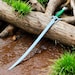 Hand Forged Wheel of Time Sword - High Carbon Steel Viking Buster ...