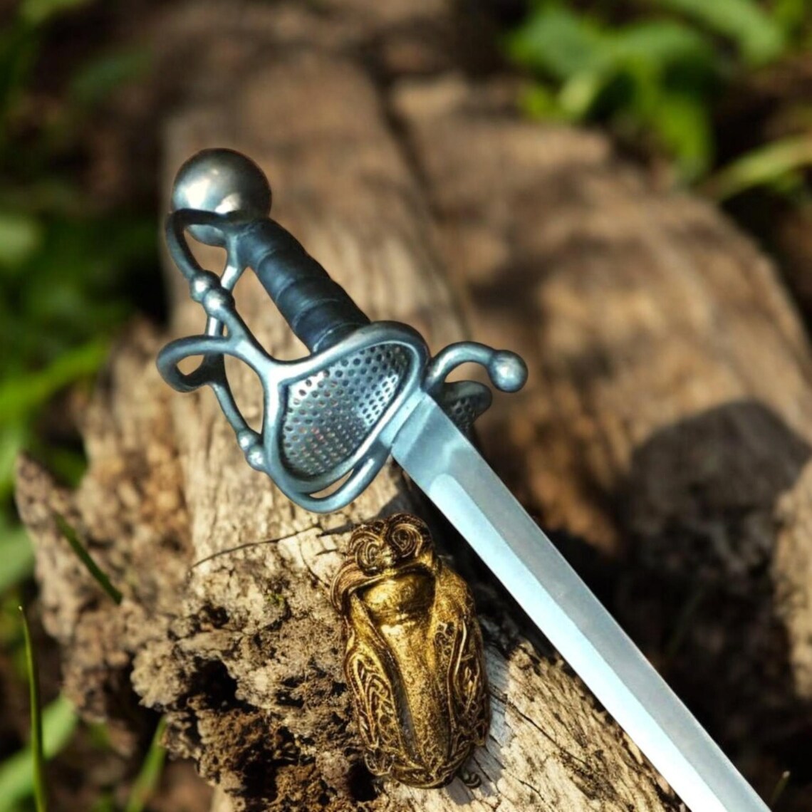 Handmade Walloon Sword Replica – Medieval Rapier With Leather Sheath - Etsy