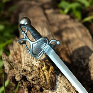 Handmade Walloon Sword Replica – Medieval Rapier With Leather Sheath - Etsy