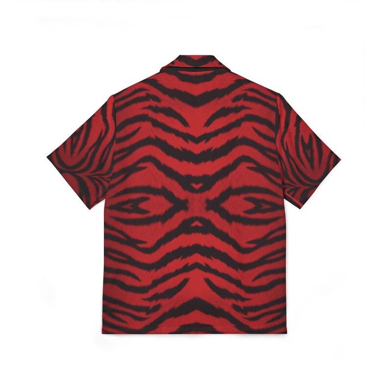 Passion Red Tiger Print Camp Shirt by Unafraid Shop - Passion Statement ...