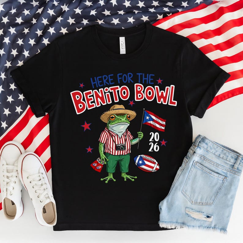 Here for the Benito Bowl Shirt, Puerto Rican Football Superb 2026 ...