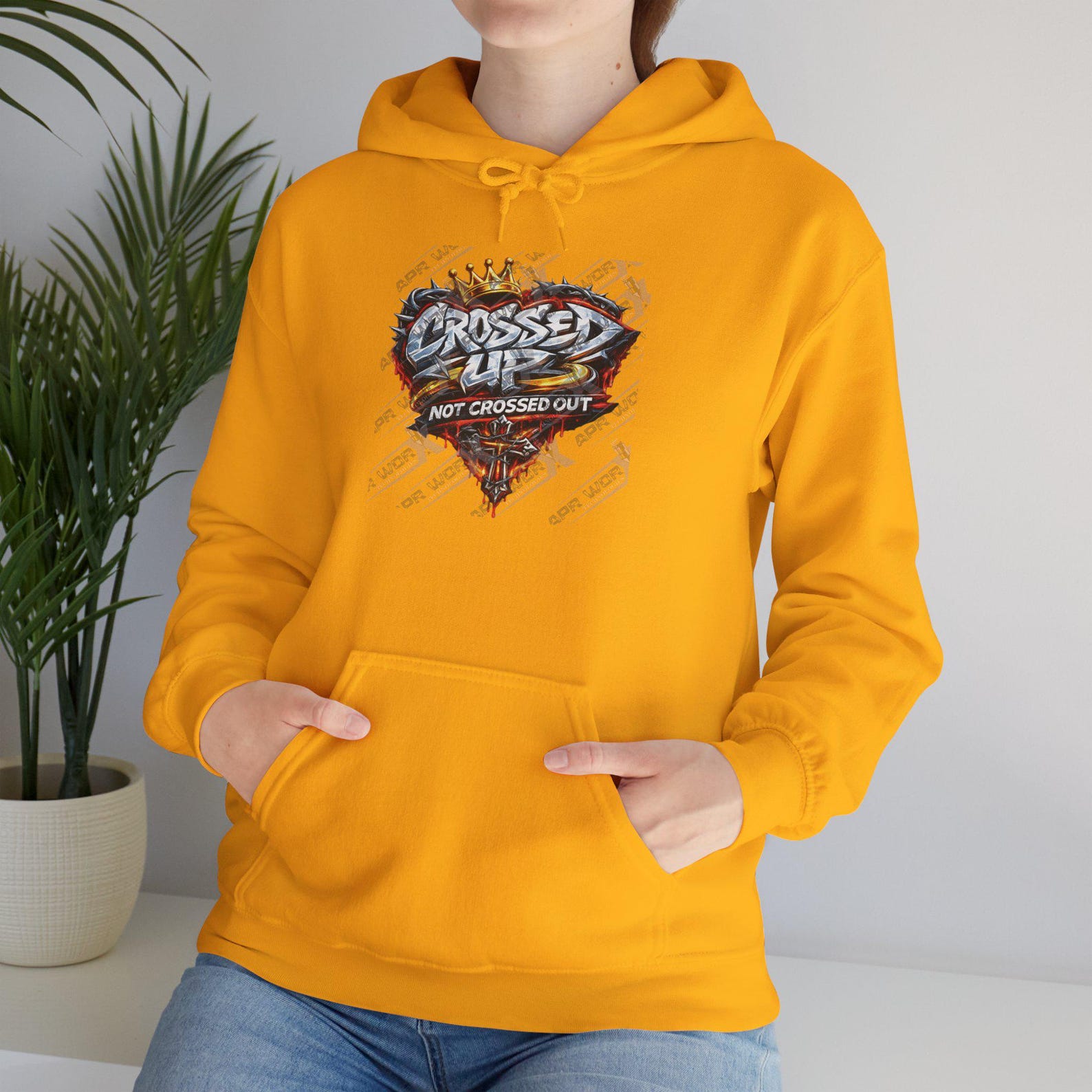 Christian Streetwear Shirt Design: Crossed up Not Crossed Out PNG ...