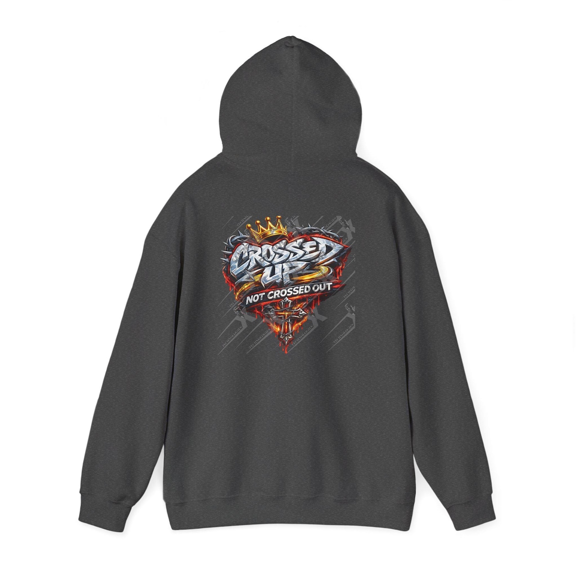 Christian Streetwear Shirt Design: Crossed up Not Crossed Out PNG ...
