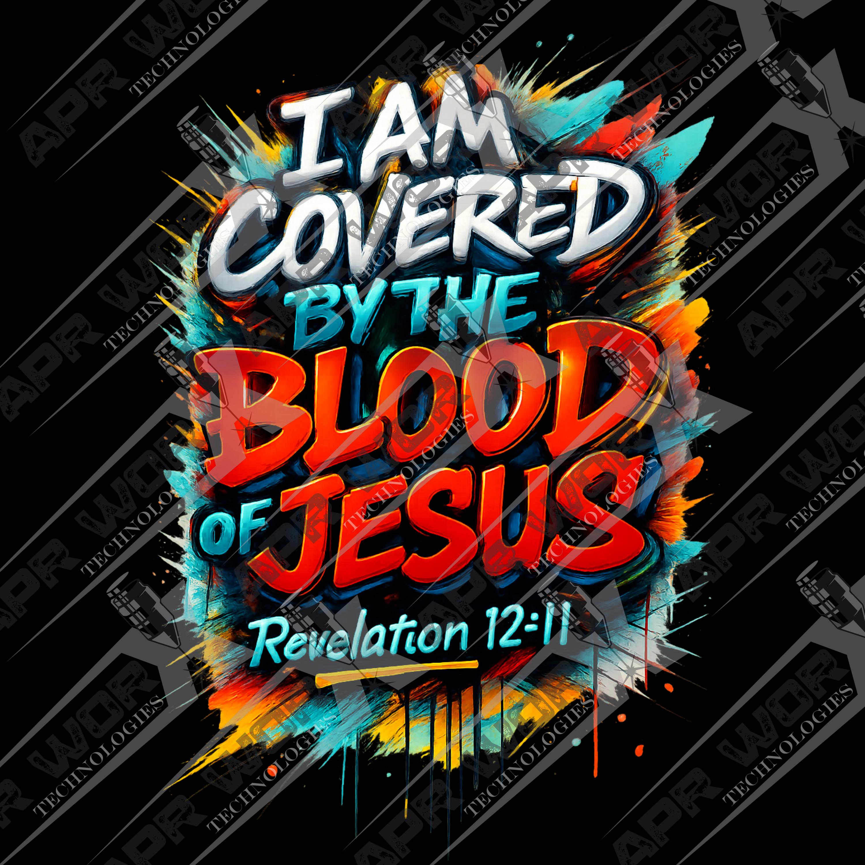 Christian Streetwear Tee: I Am Covered (5 Pack) - Graffiti Faith ...