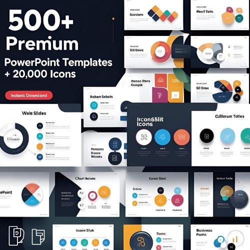Powerpoint Templates Bundle: 500+ Presentation Slides & 20,000 Vector ...