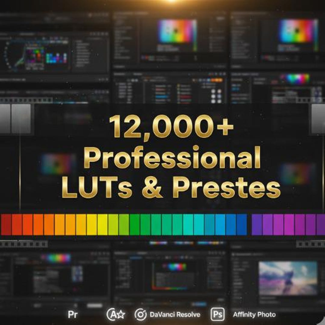 12,000+ Professional Luts All in One– 7,000+ Luts + 5,000+ Affinity ...