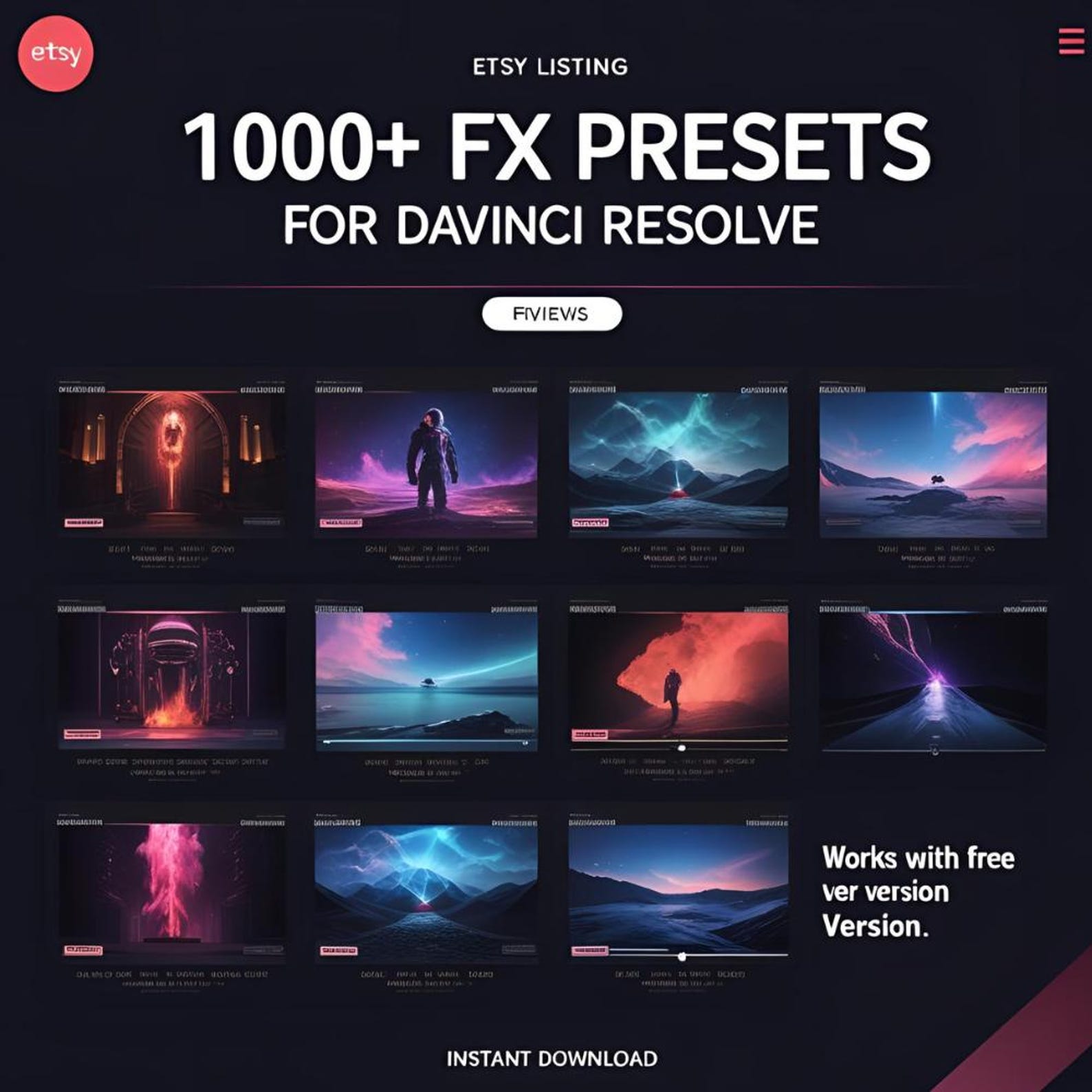 1000+ Ultimate FX Presets Bundle for Davinci Resolve – 1000+ Presets ...