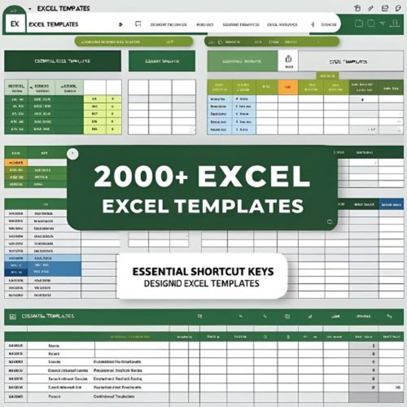 2000+ Excel Templates & Dashboards Bundle | Business Templates, Finance ...