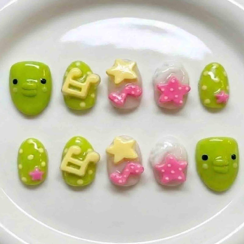 Y2k Music Nails - Etsy