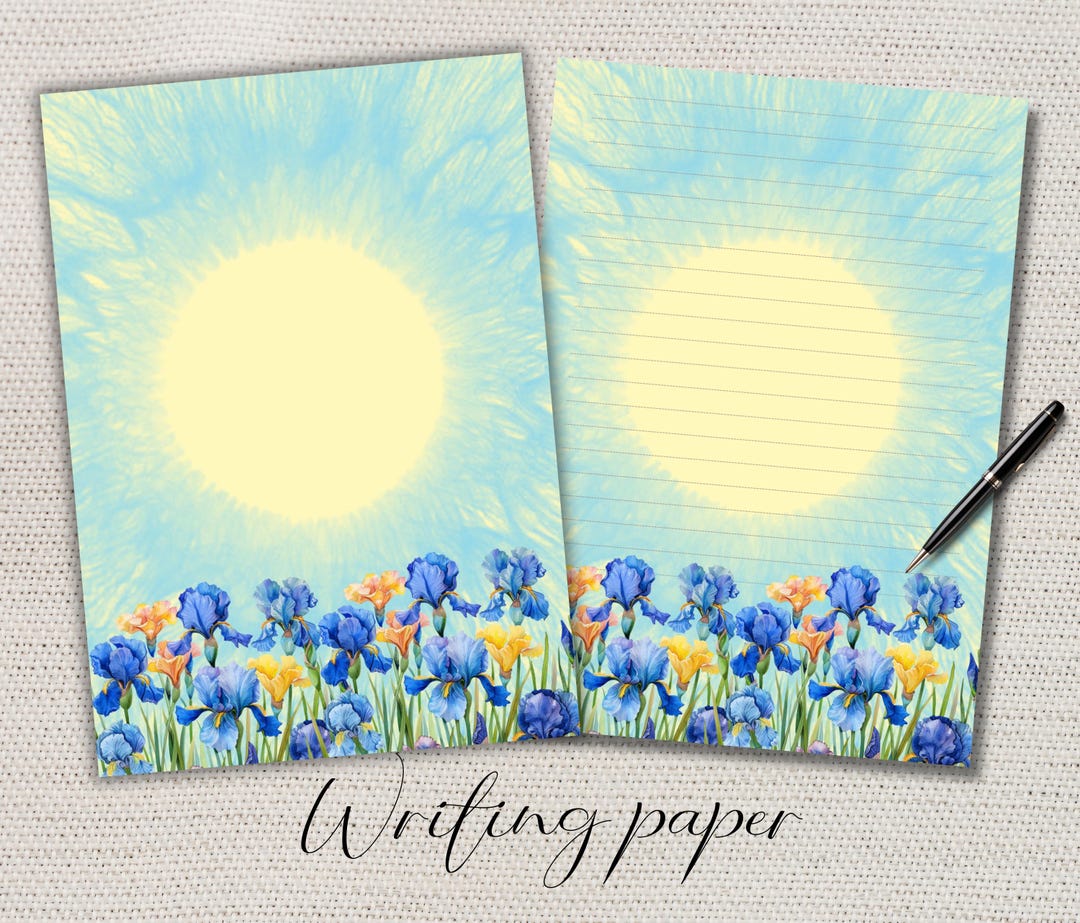 Iris Writing Paper Lined Unlined-a4/a5 Pen Pal Supplies-letter Writing ...