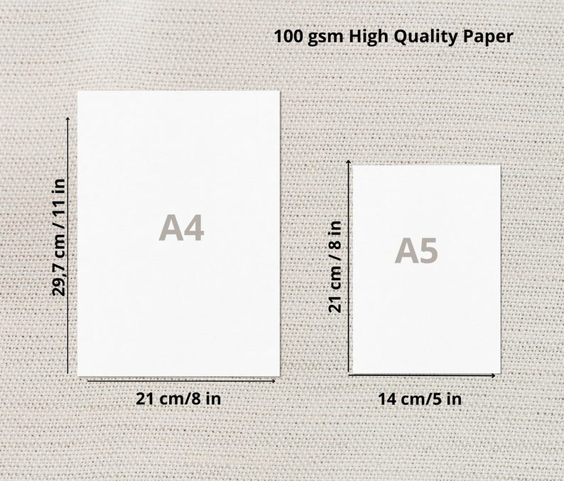 Medieval Manuscript Writing Paper Lined Unlined-a4/a5 Pen Pal Supplies ...