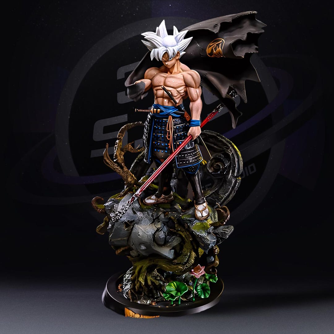 Goku Ronin – Samurai Warrior 3D STL Print File | Fanart 3D Print ...