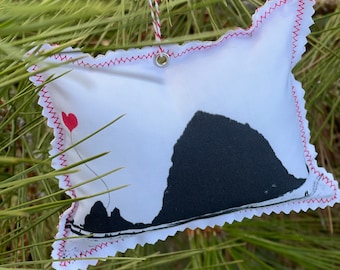 Haystack Rock Fabric - Etsy