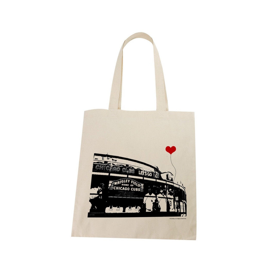 Chicago Cubs Wrigley Field Tote Bag, Wedding Welcome Bag, Party Favor ...