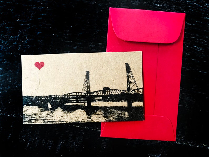 Portland Oregon Gift Tags Set of 3 - Choose From Hawthorne Bridge, Stag ...