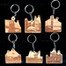 Seattle Space Needle Wooden Key Chain - Etsy