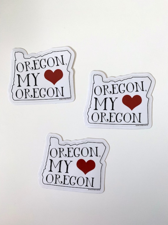 Oregon My Oregon Vinyl Sticker | Etsy