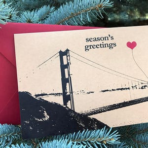 Season's Greetings From San Francisco Christmas Note Card Set of 8 ...