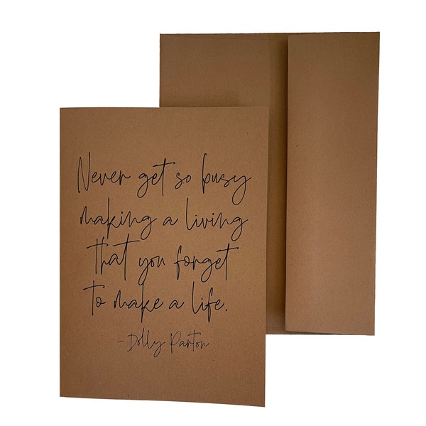 Never Get so Busy - Etsy