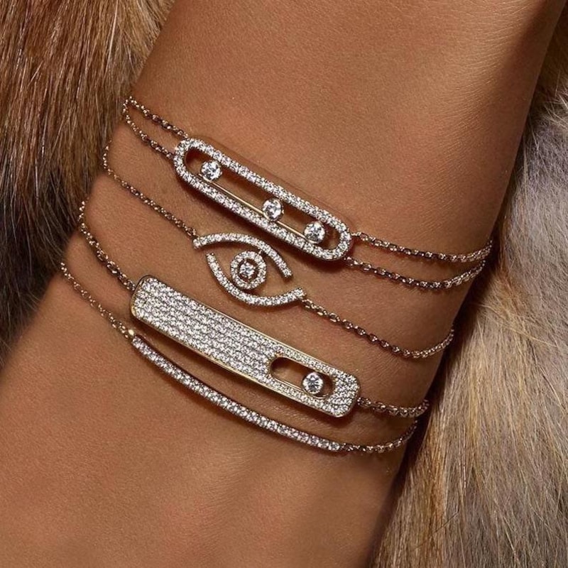 Diamond Move Bracelet - Etsy
