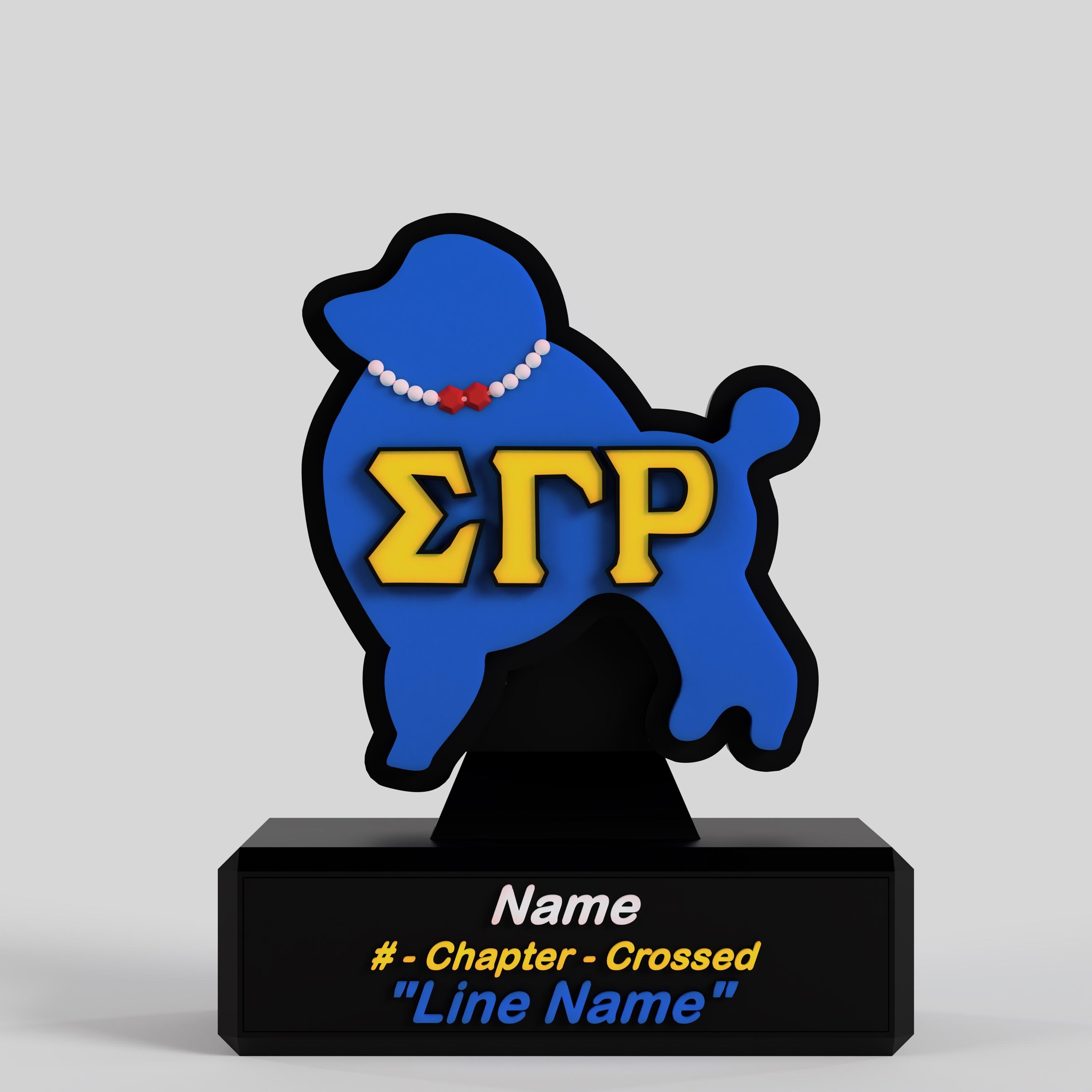 Sigma Gamma Rho Sorority Statue: 3D Printed Greek Decor - Etsy
