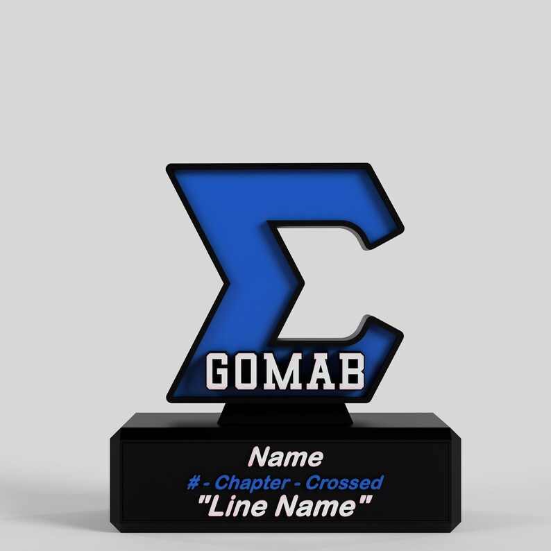 Phi Beta Sigma® 3D Printed Fraternity Statue – Handmade Greek Life ...