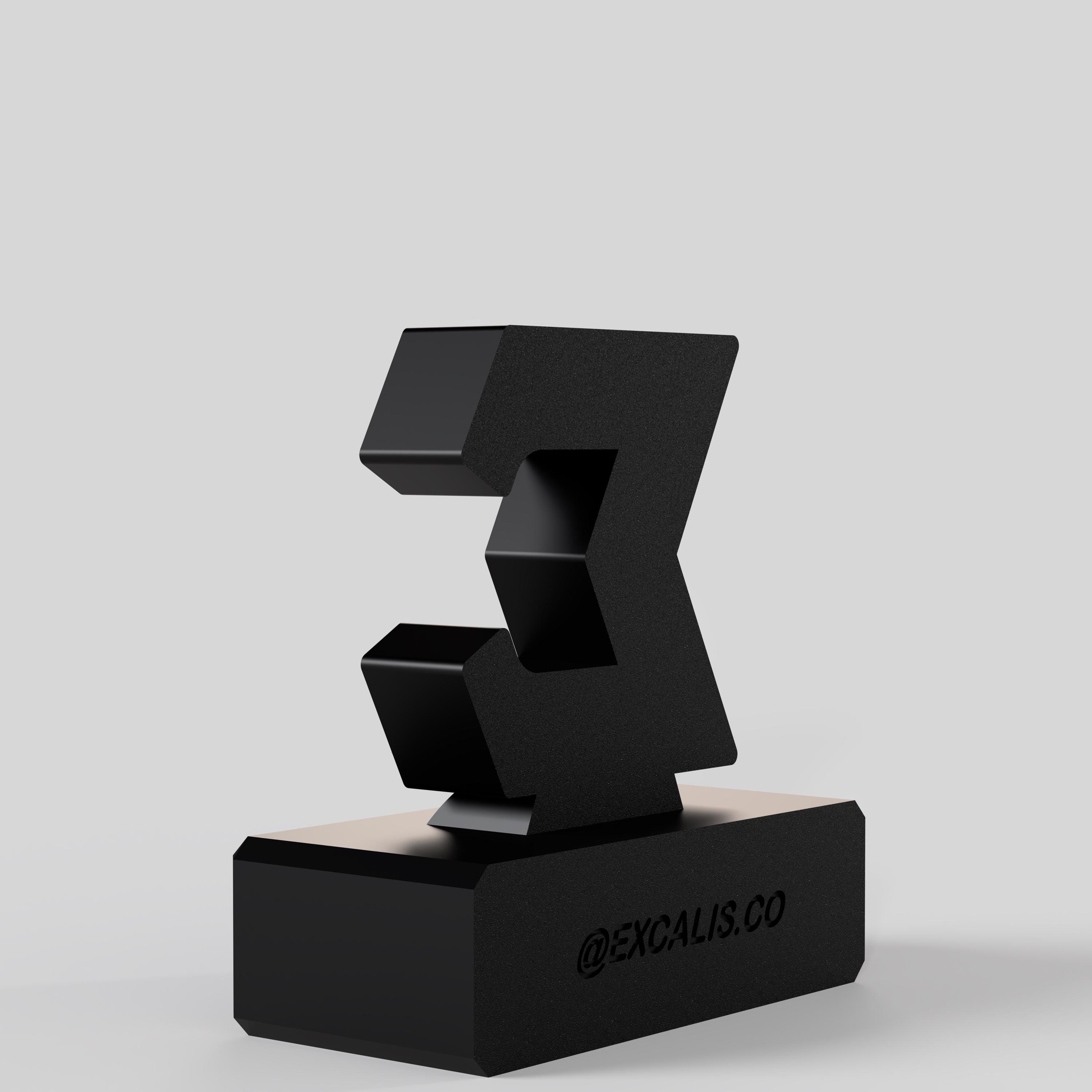 Phi Beta Sigma 3D Printed Statue – Custom Nameplate | Royal Blue ...