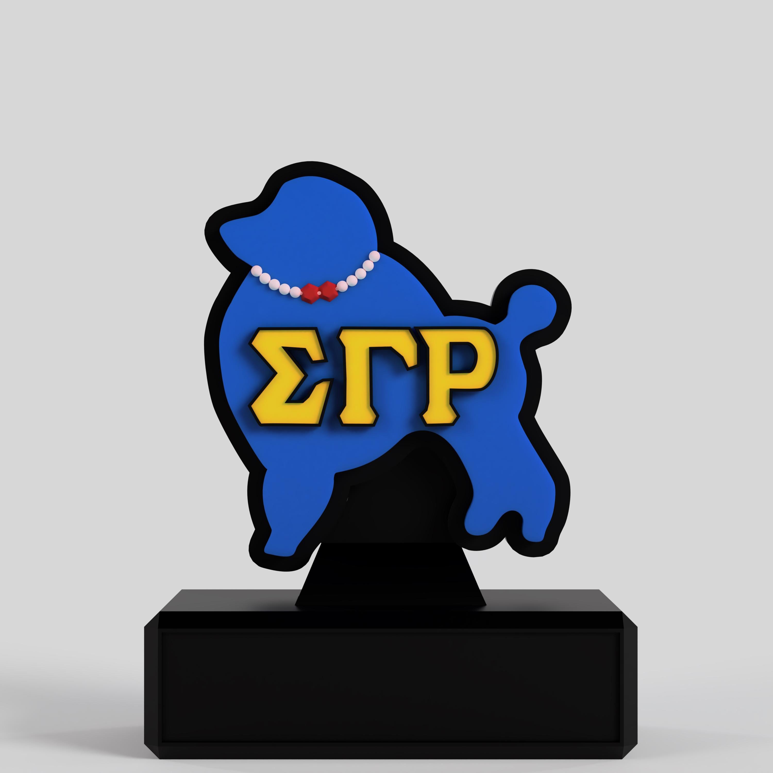 Sigma Gamma Rho Sorority Statue: 3D Printed Greek Decor - Etsy