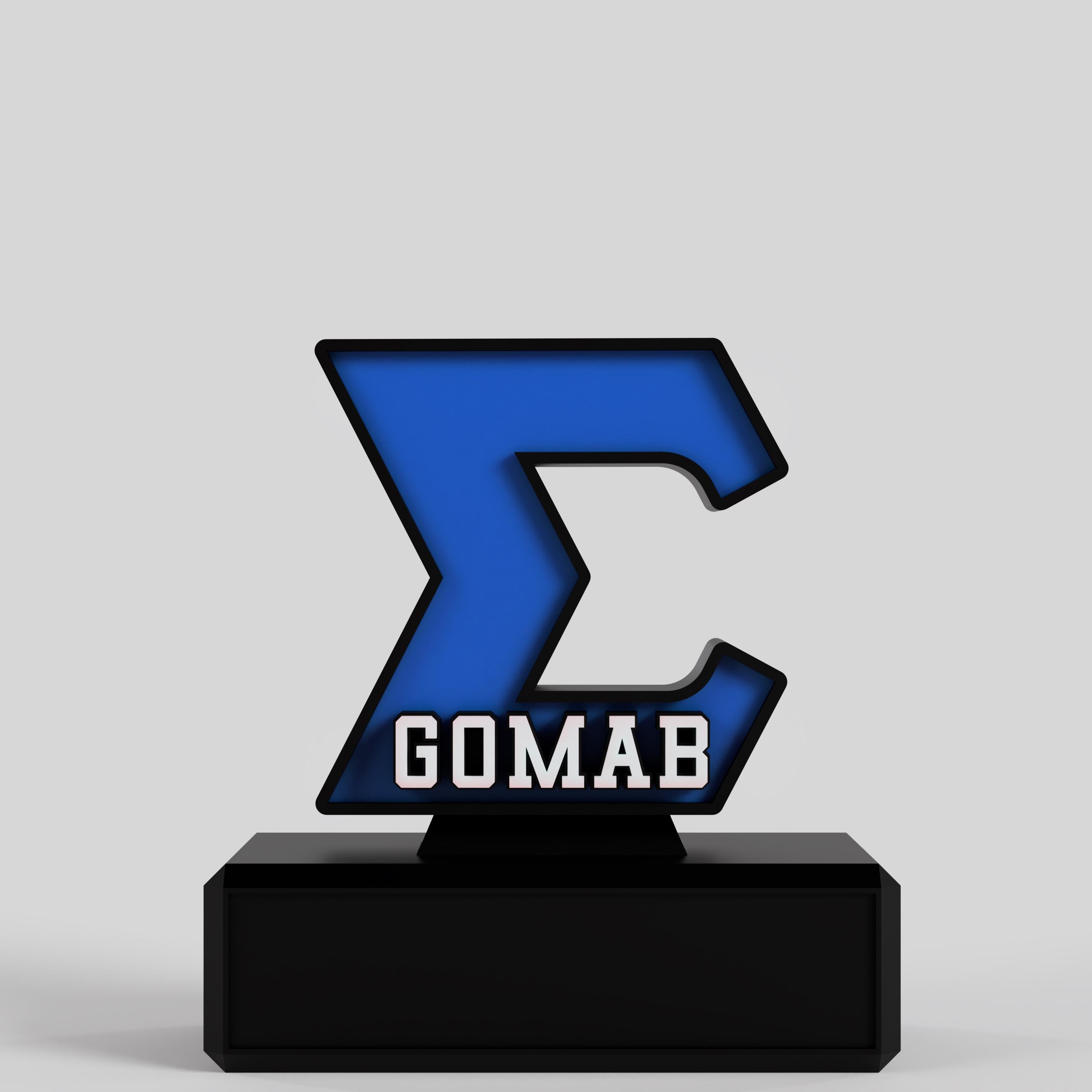 Phi Beta Sigma 3D Printed Statue – Custom Nameplate | Royal Blue ...