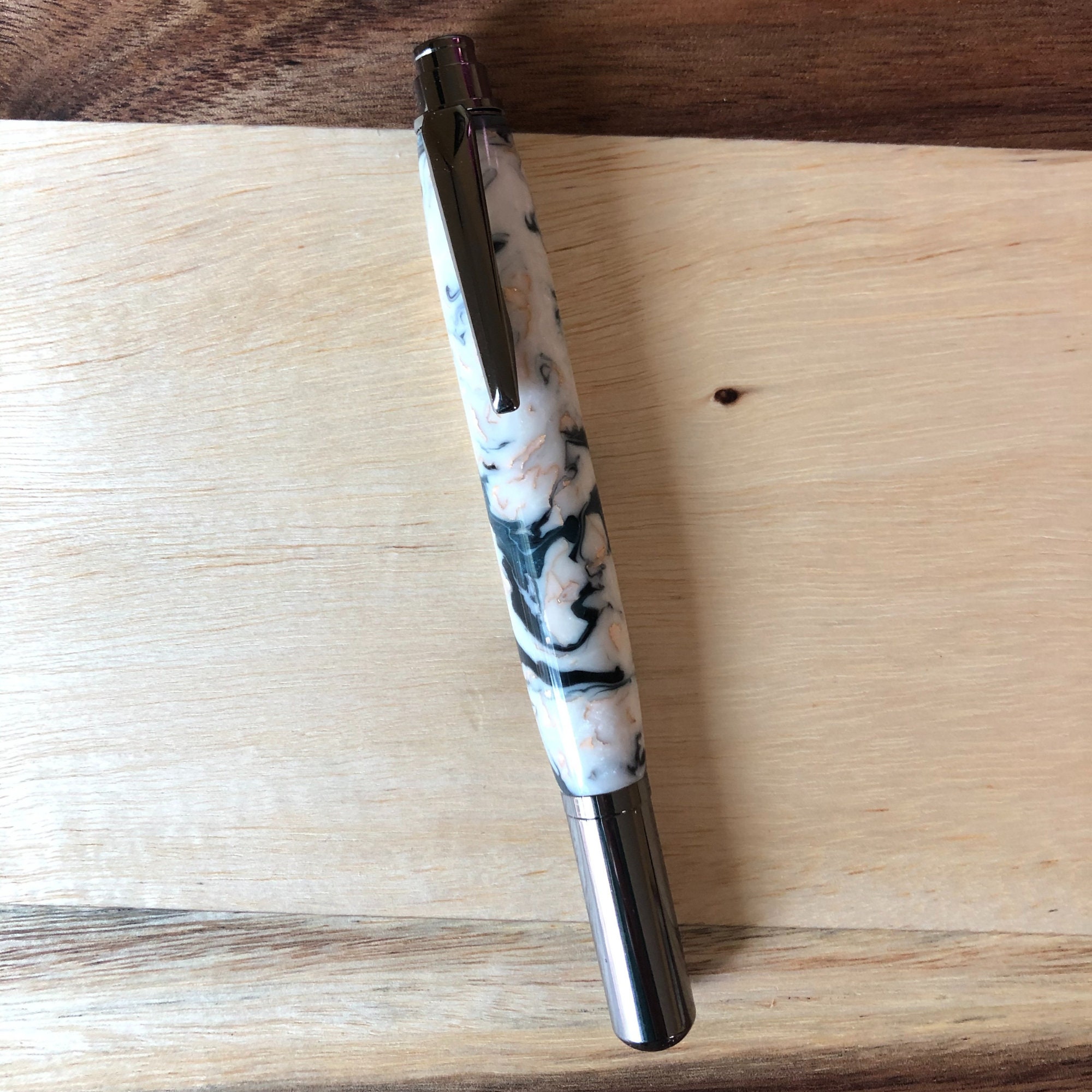 Rollester Rollerball Hand Turned Writing Pen Slim Barrell Gun - Etsy UK