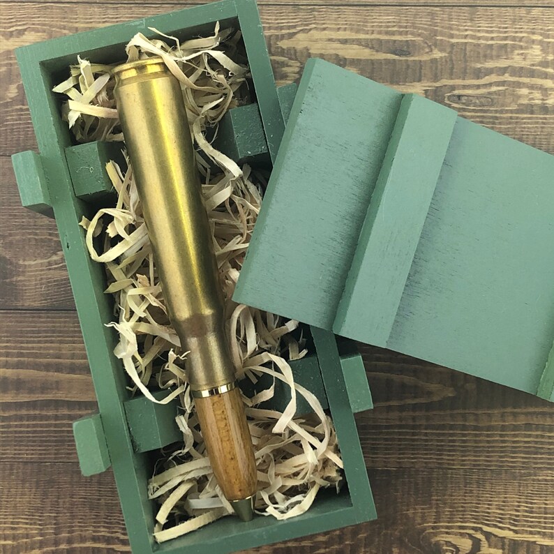 50 Caliber Bullet Pen EHC00842 Cal Casing Fired Pin Gift Fire - Etsy