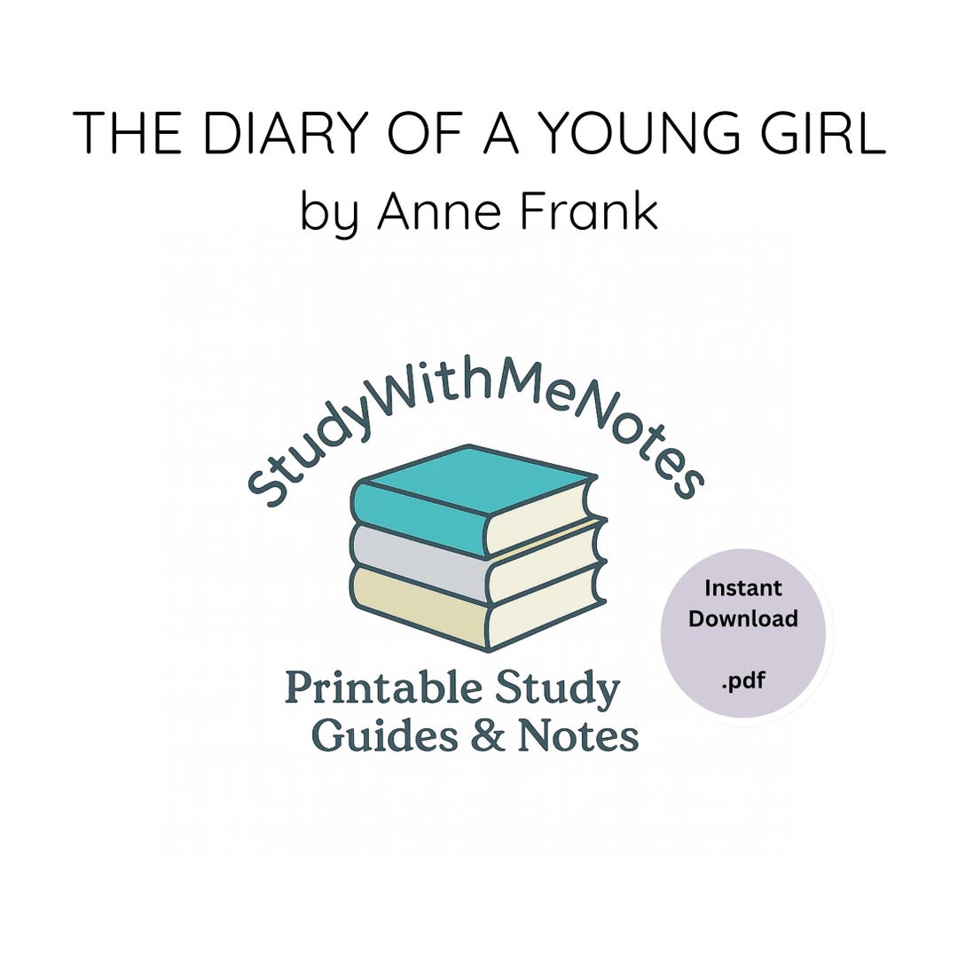The Diary of a Young Girl by Anne Frank - Study Guide, Summary ...