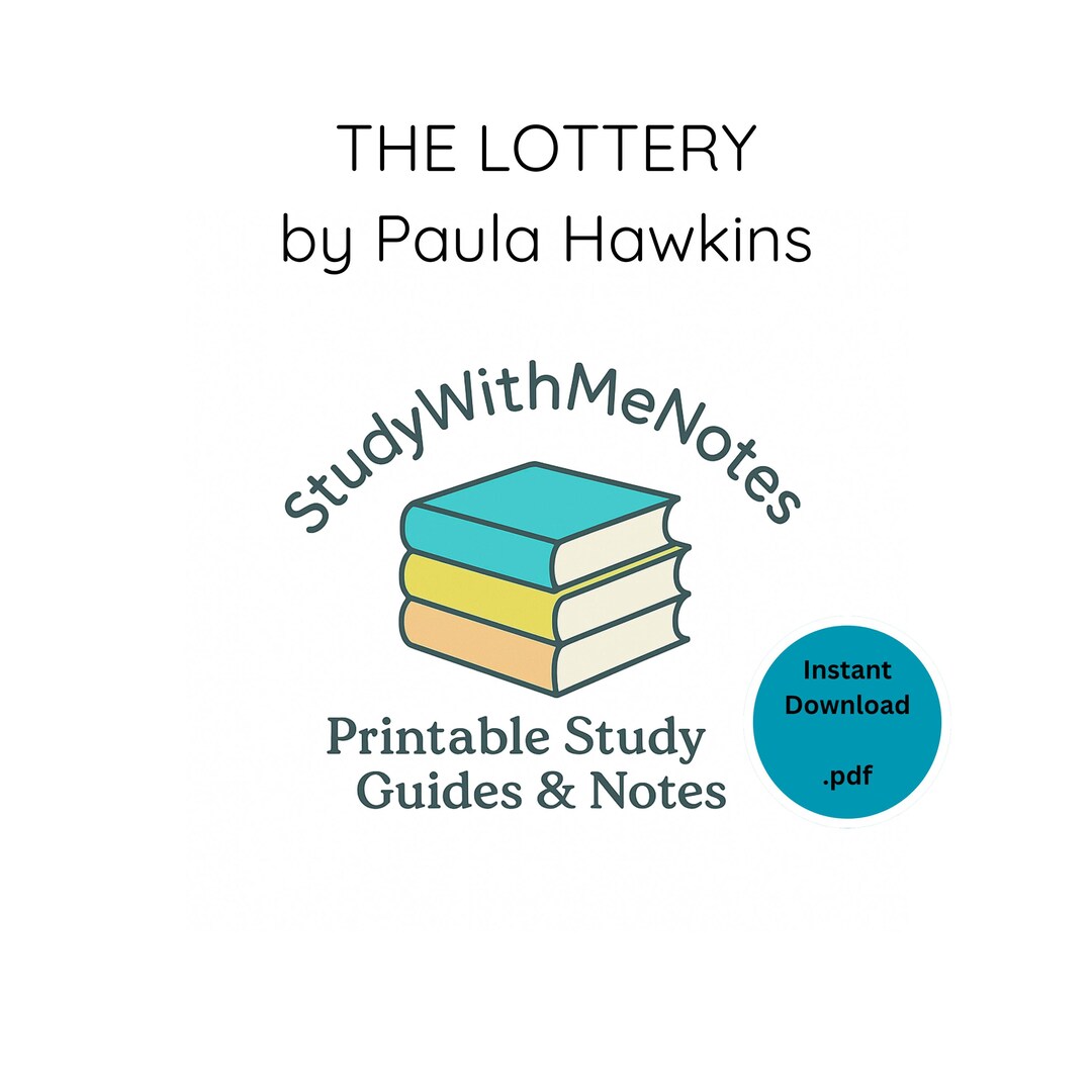 The Lottery Study Guide | Short Story Analysis (PDF Download) - Etsy