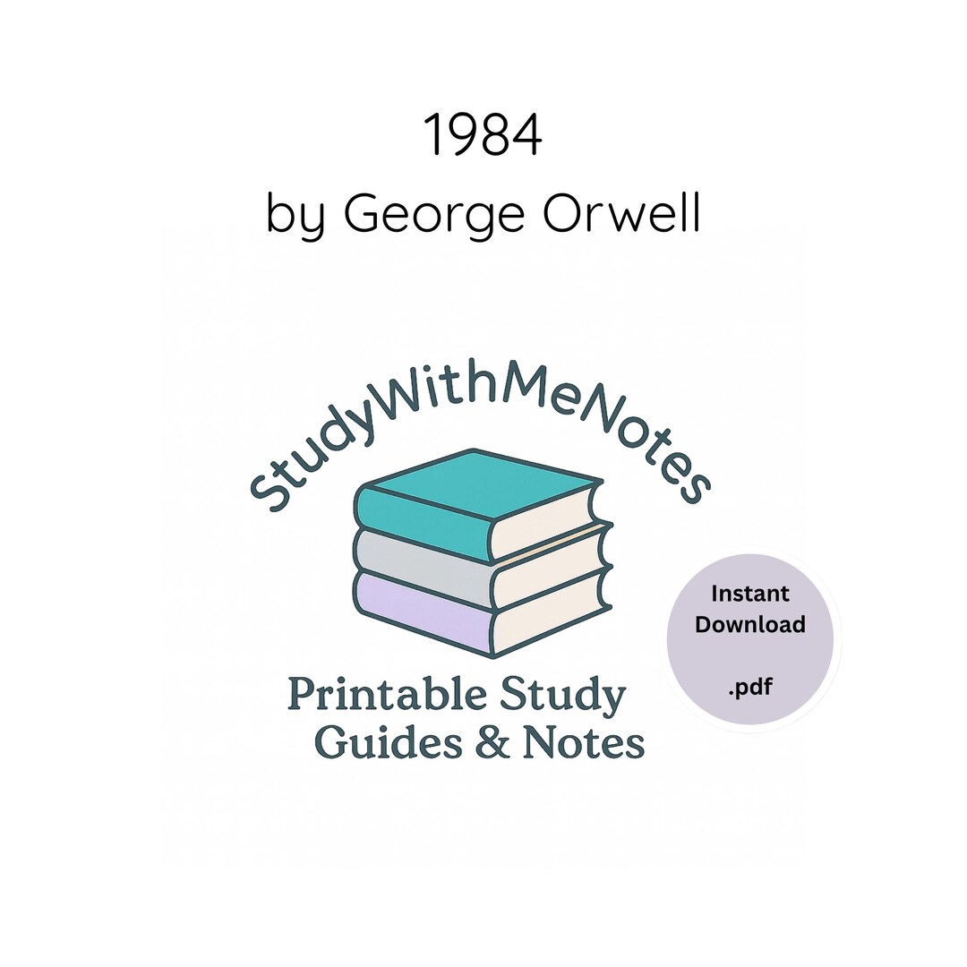 1984 Study Guide | Book Club Notes (PDF Download) - Etsy
