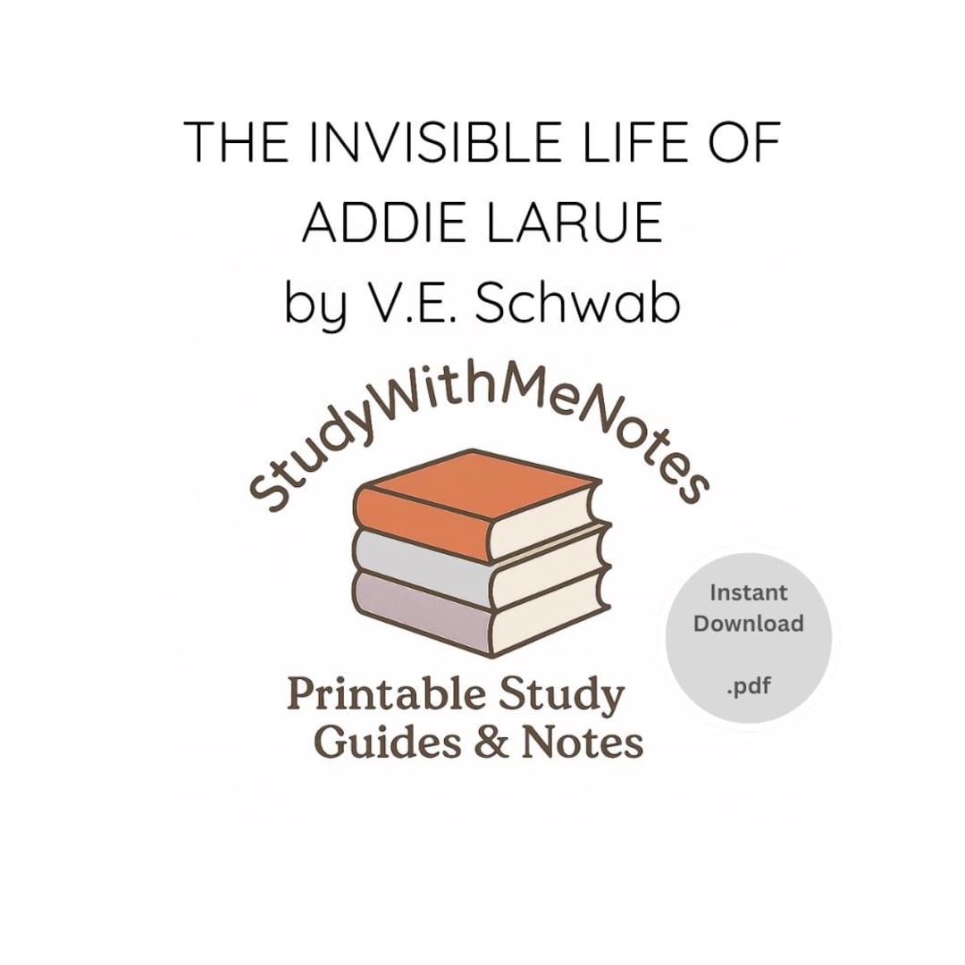 The Invisible Life of Addie Larue Study Guide | Book Club Notes (PDF ...