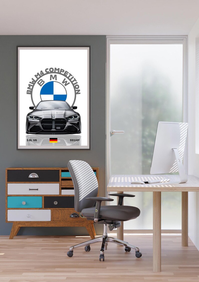 BMW M Series Poster Set – M2CS, M3CS, M4CS, Motorsport Art (digital ...