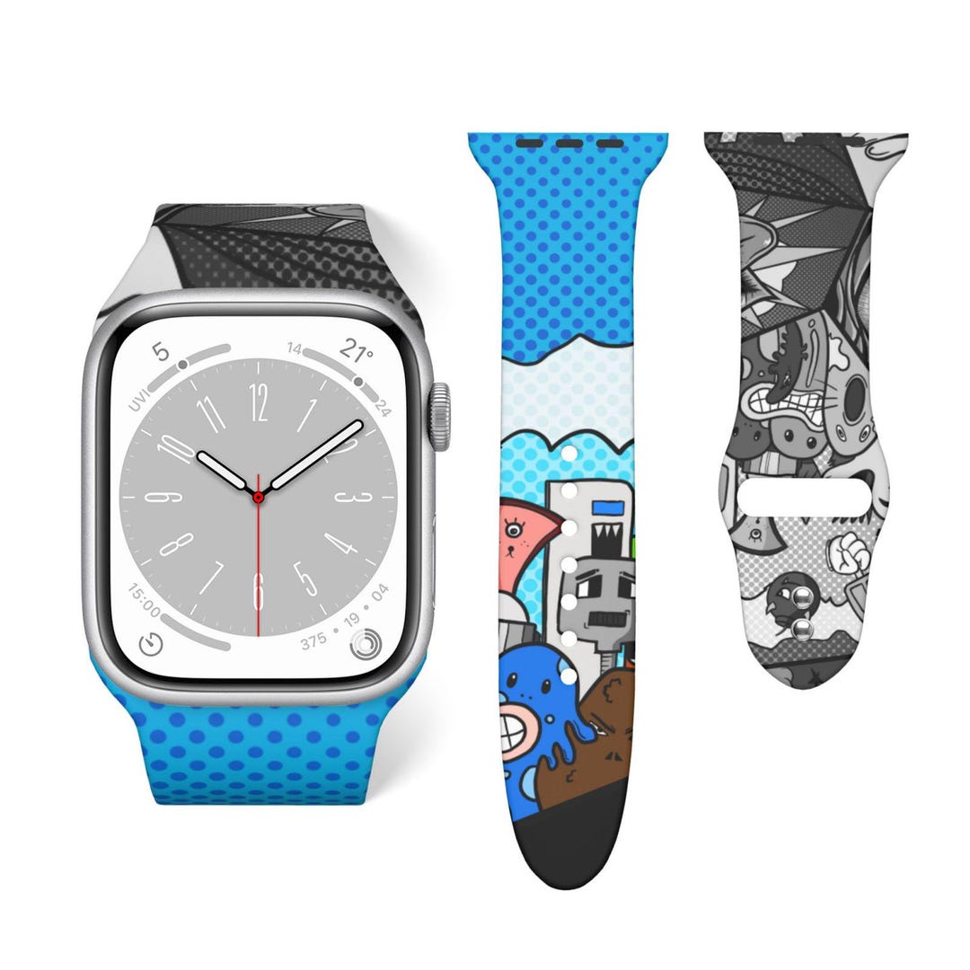 Custom Cartoon Apple Watch Bands - Personalized Watch Straps With Fun ...