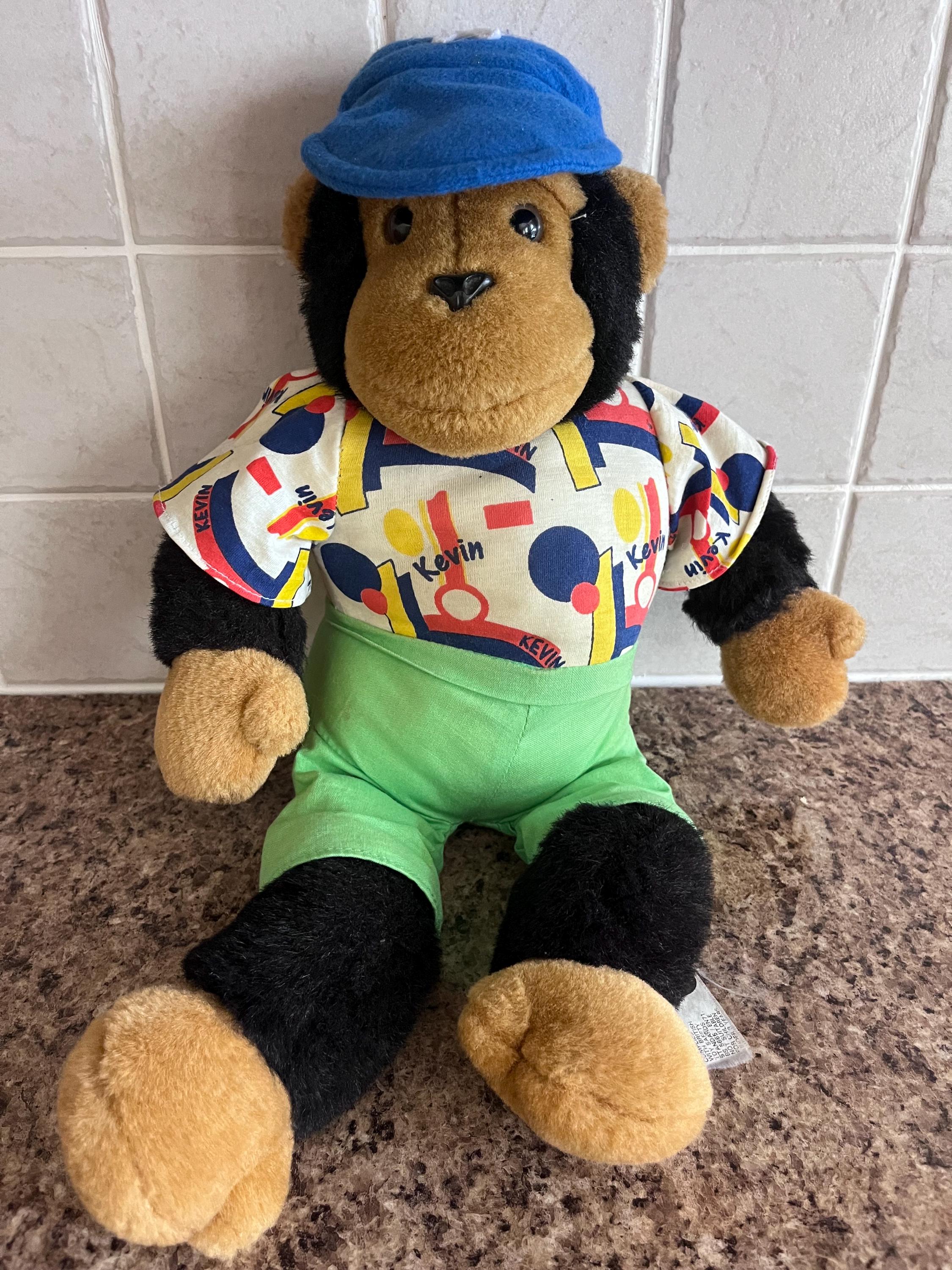 Kevin Tipps Monkey Soft Toy With Label From PG Tips - Etsy UK