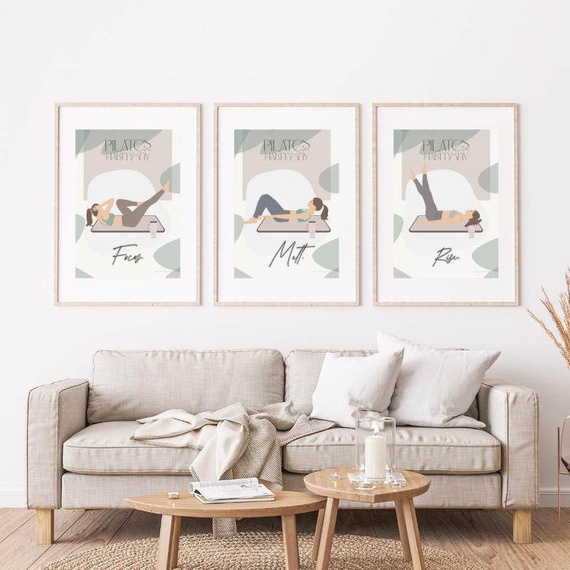 Pilates Wall Art - Etsy