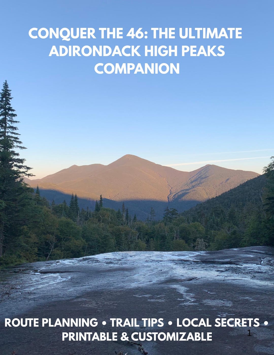 ADK 46er Hiking Guide | Adirondack High Peaks Checklist (PDF) - Etsy