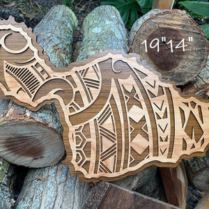Laser Cut Island Chain Wall Art (individual Islands) - Etsy