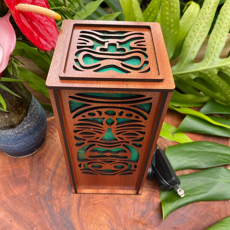 Tiki Lamp - Etsy