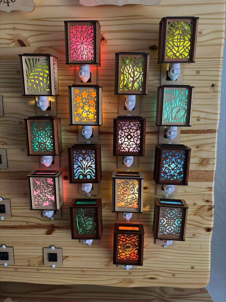 Nightlight SVG Laser Cut File (digital File Only) Nightlight03 - Etsy