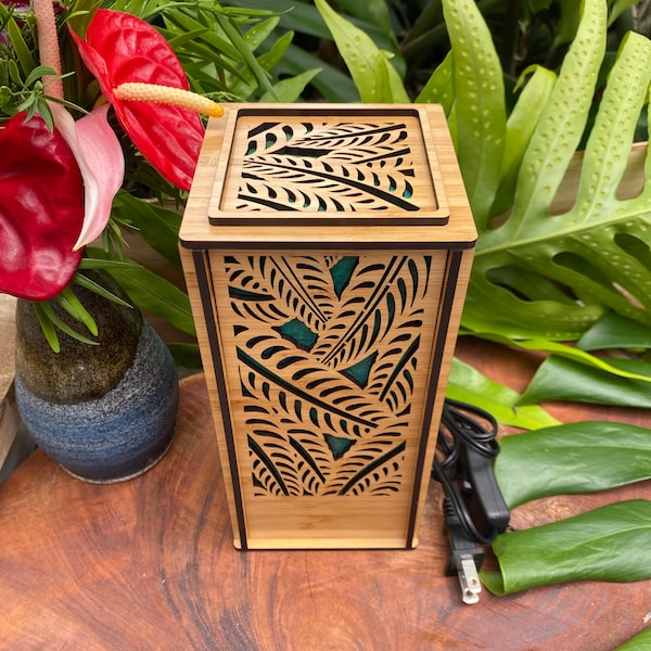 Leaf Paper Lamp - Etsy