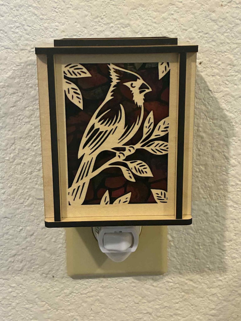 Nightlight SVG Laser Cut File (digital File Only) Custom Cardinal ...