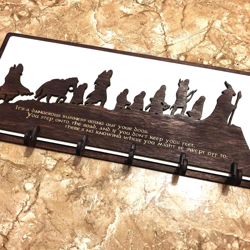 Wooden Key Holder - Etsy