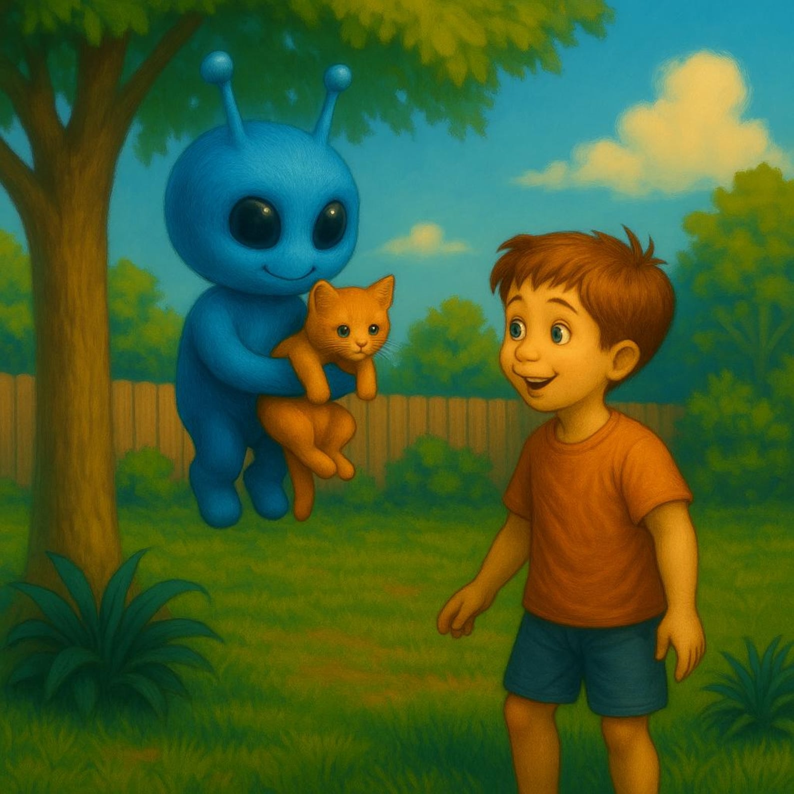 Kids Book Pdf, Printable Children's Book, Bedtime Story, Alien Story ...