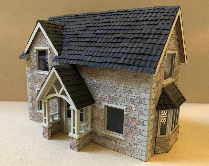 1:48 Quarter Inch Scale Dollhouse Kit - Carson's Cottage - Etsy