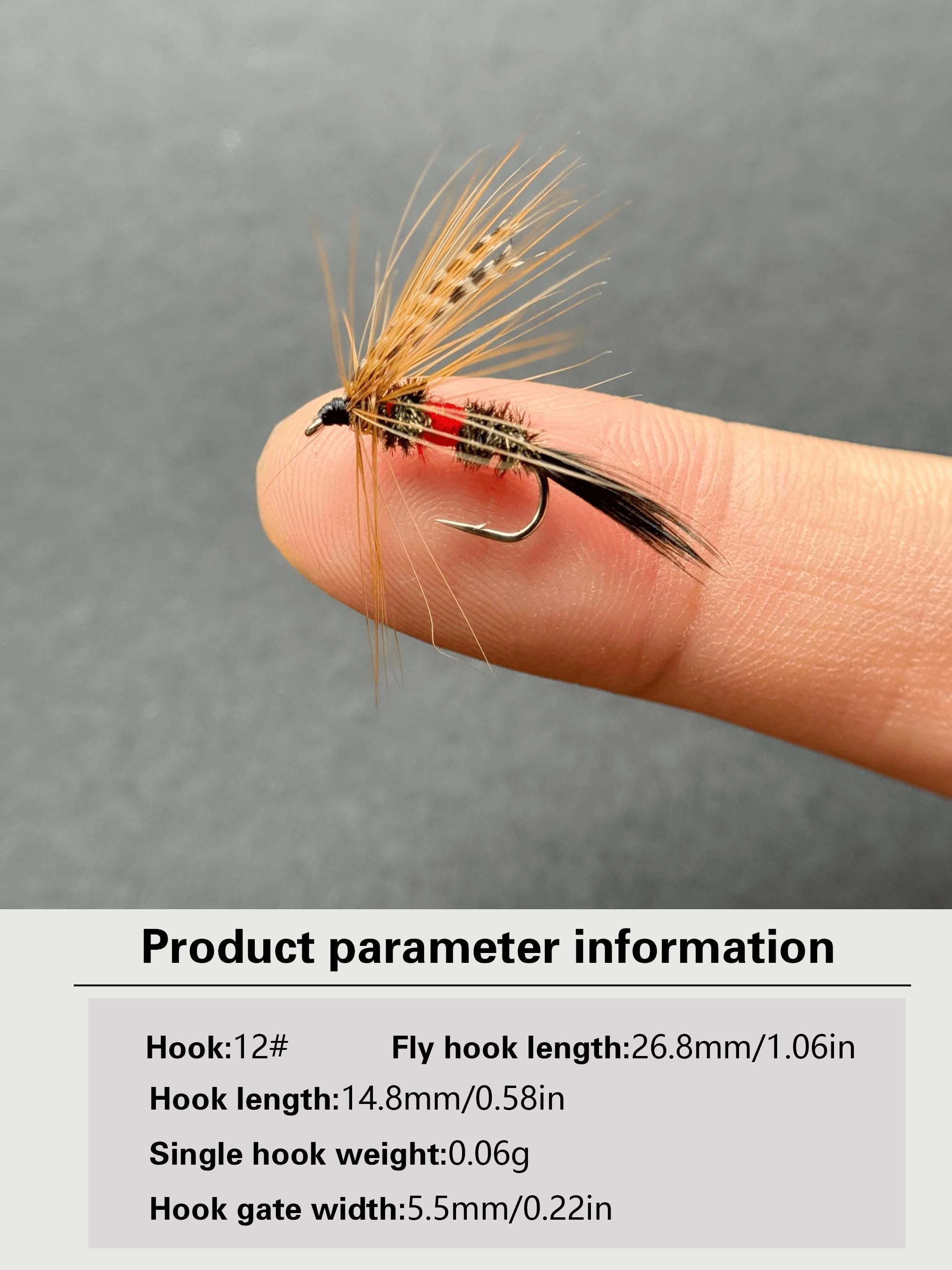 24pcs Classic Wet Fly Fishing Flies – Size 12 Soft Hackle Trout Lures ...